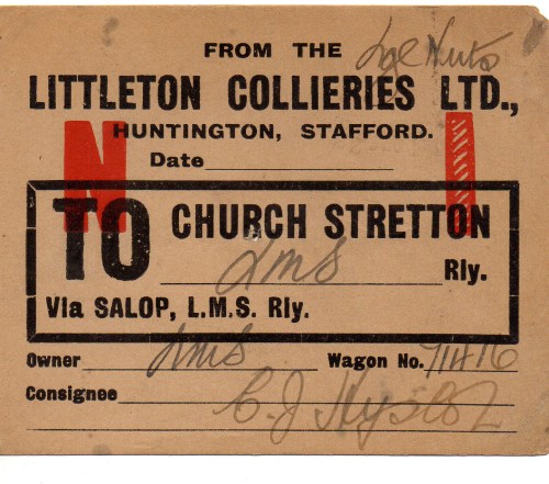 Chasewater Railway Museum Catalogue – Littleton Colliery Items ...